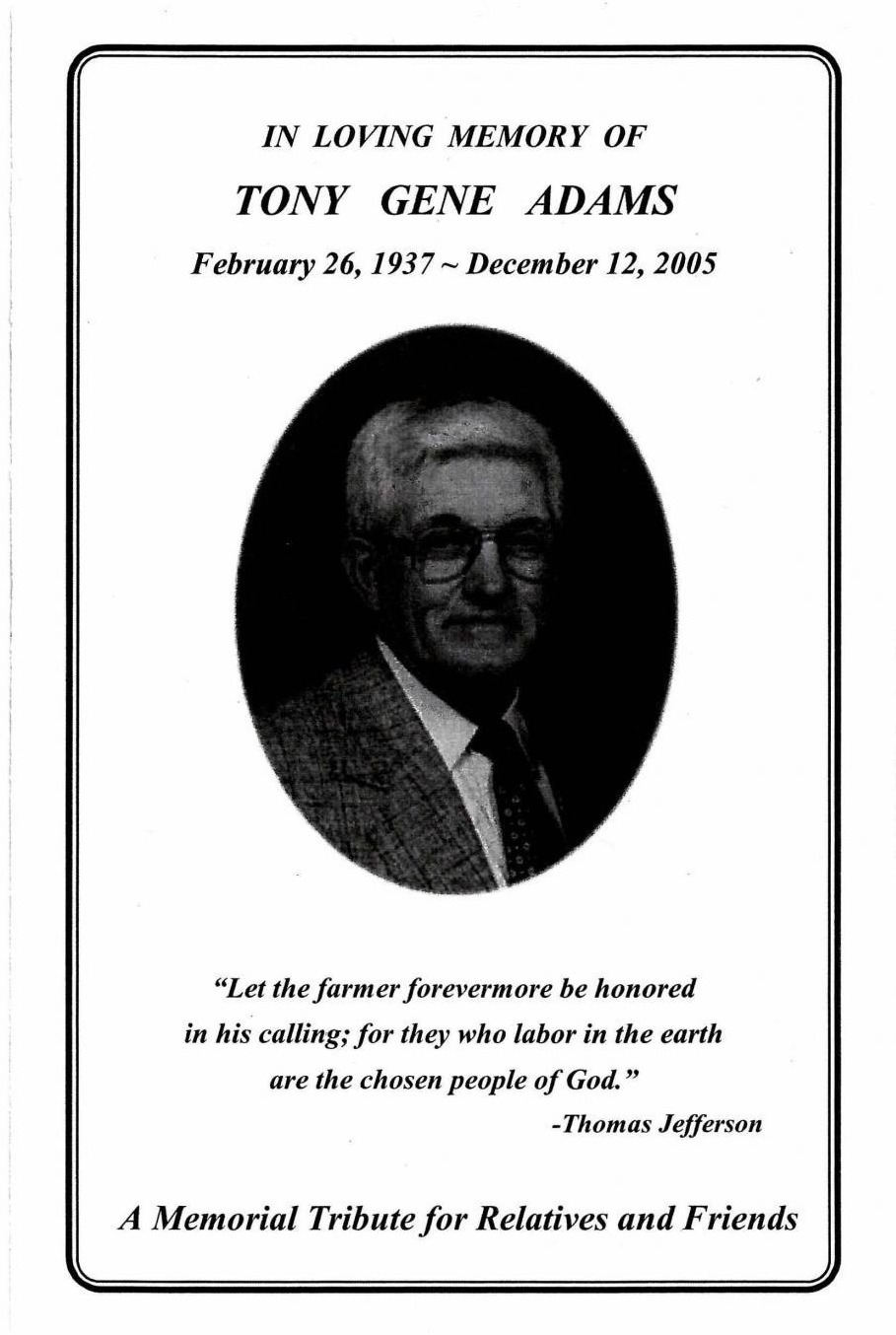 Tony Gene Adams | Town of Knightdale, NC